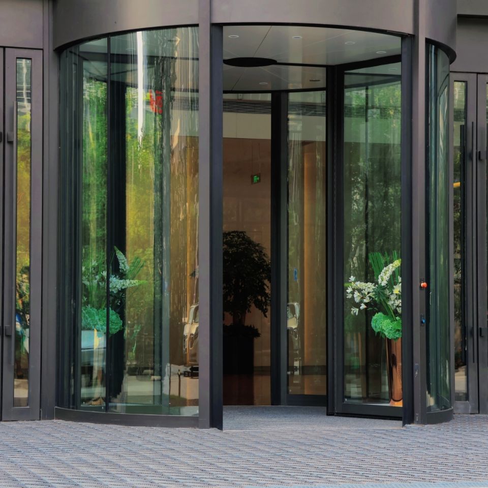 High Quality Fast Moving Aluminum Revolving Door Best Price Modern ...
