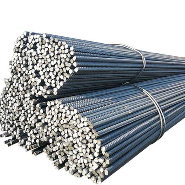 HRB500 HRB400 High Tensile Deformed Steel Rebar Black Surface Corrosion ...
