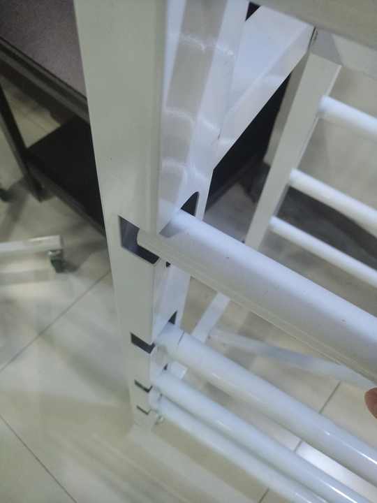 20 Rollers Metal Textile Roll Display Rack - Durable & Versatile