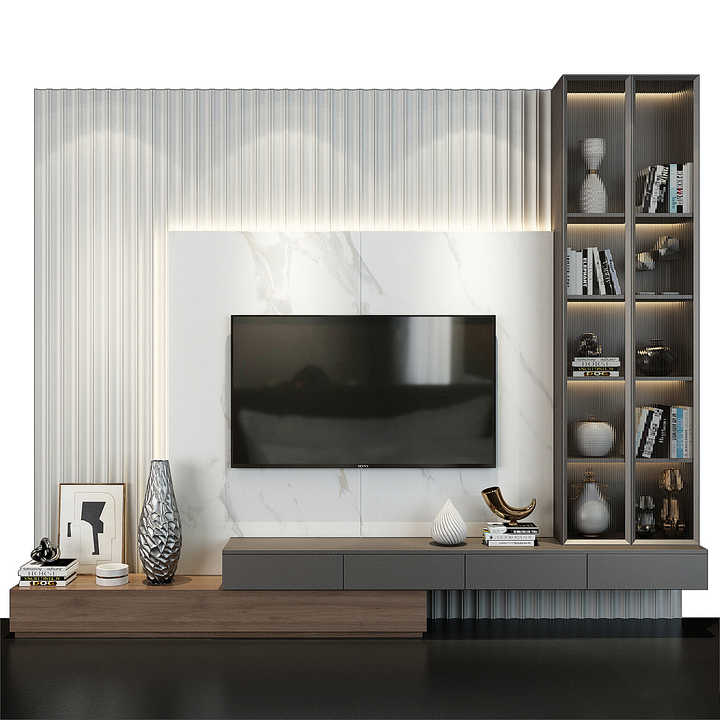 KEJIA Smart Living Room Furniture - Modern Luxury TV Stand