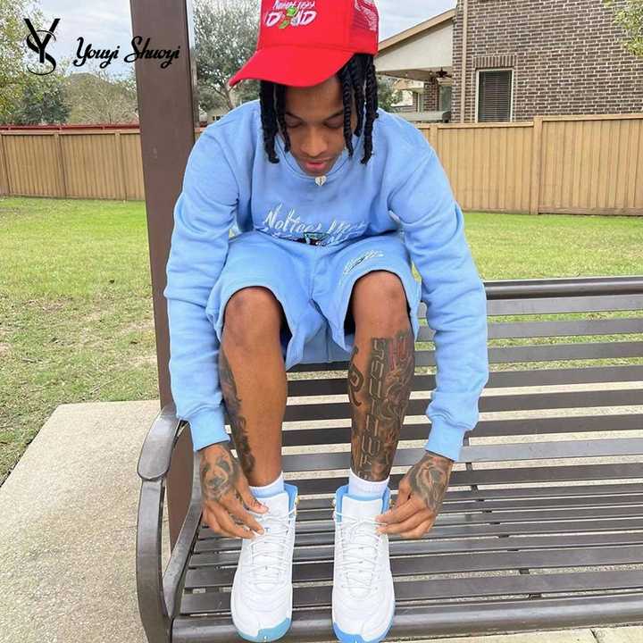 YYSY Custom Embroidery Sportswear Jogger Crewneck Sweatshirts And Sweat ...