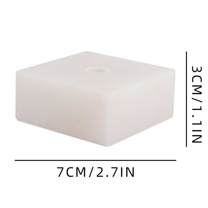 White Marble Trophy Base for Sports Events & Giveaways, OEM