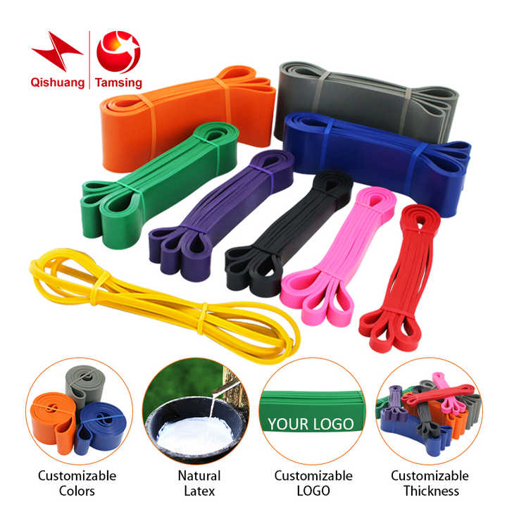 Customizable 2080mm Latex Power Elastic Bands Multi Set for Pull Ups ...