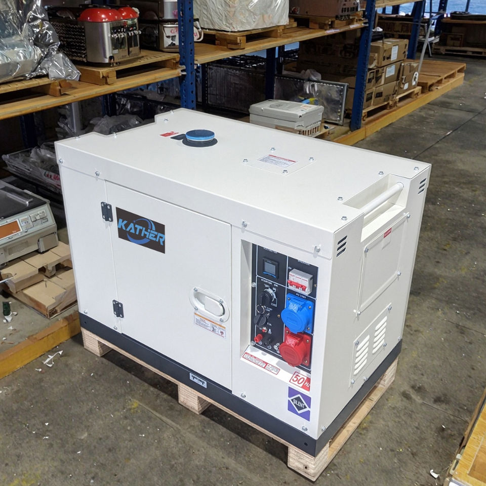 10kw Single Phase Auto Start Silent Type Marine Diesel Generator Air ...