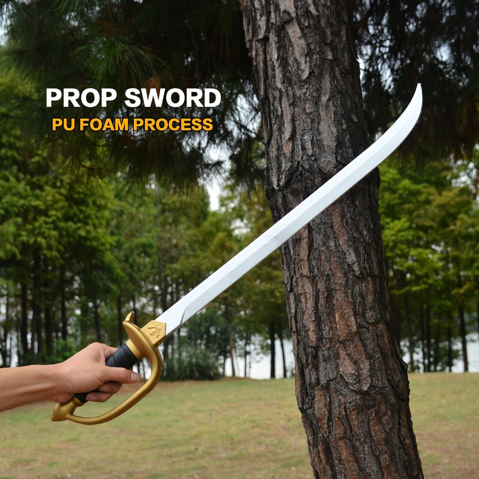 29.9'' Realistic PU Foam Toy Sword Pirate Style Soft Tough Lightweight ...
