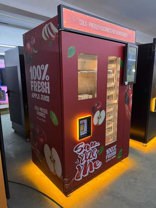 Fresh Apple Juice Vending Machine Commercial Self-Service Cold Press ...