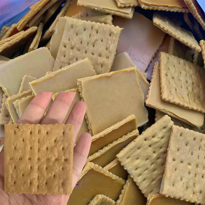 Graham Cracker Style Pvc Image Biscuits For Crafts & Gifts Odm
