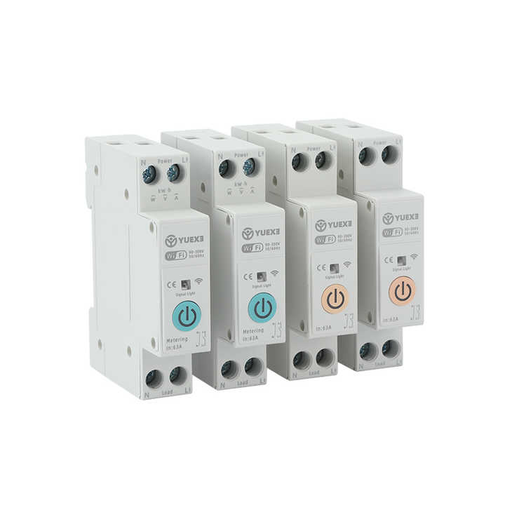 Smart Home life MCB WIFI Smart Switch smartlife 63A Energy Meter Kwh ...