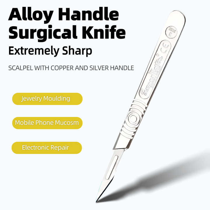 Surgical Knife Handle with Carbon Steel Blades - Non Sterile