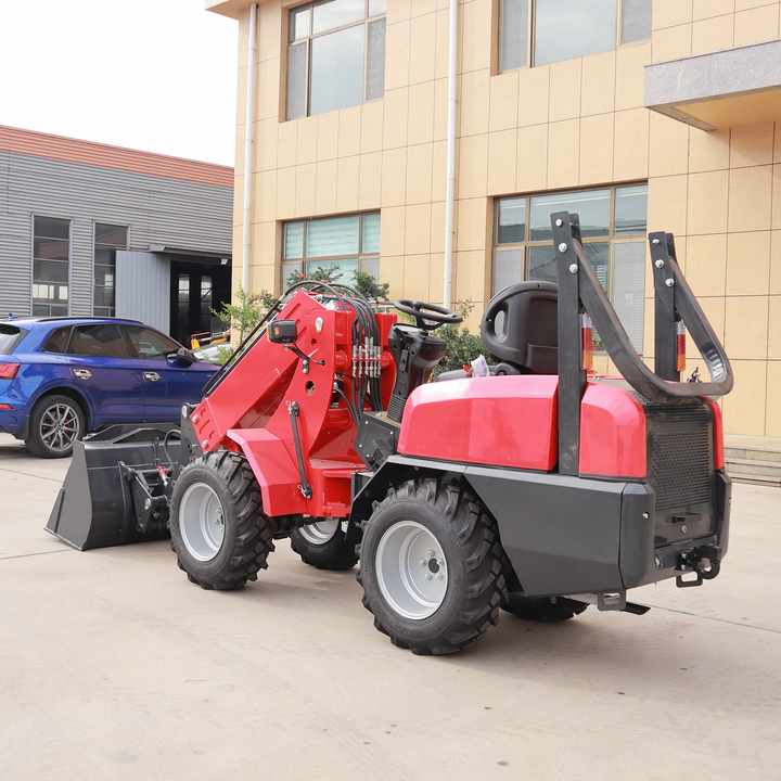 Multifunctional Mini Front End Wheel Loader with 1000kg Capacity ...