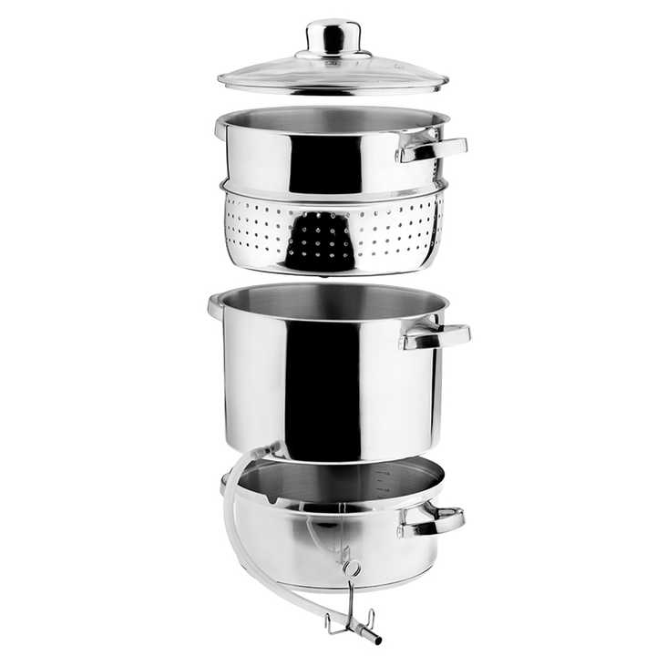 5 Liter Stainless Steel Fruit Steamer Juicer Induction Fruit Cooking ...
