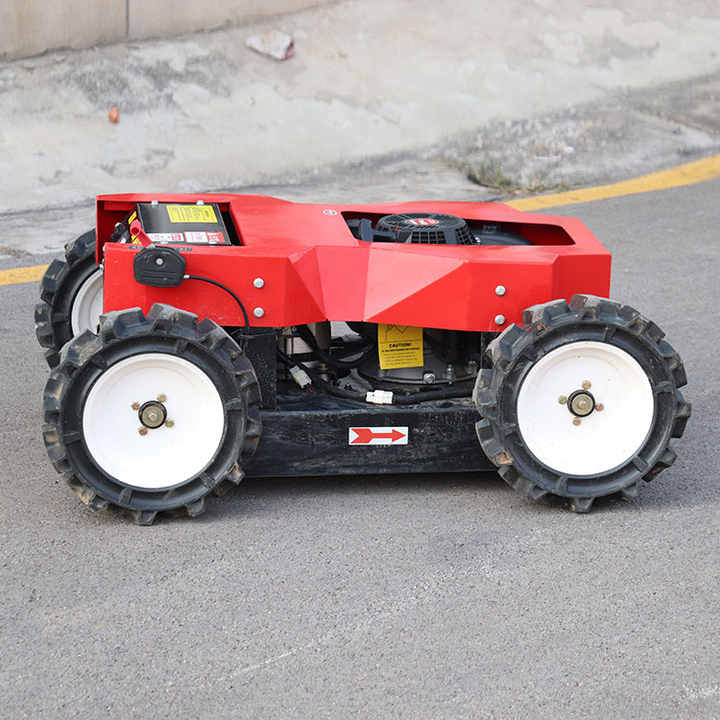 24V Cordless Electric 4WD Robotic Lawn Mower Self-Propelled Automatic ...