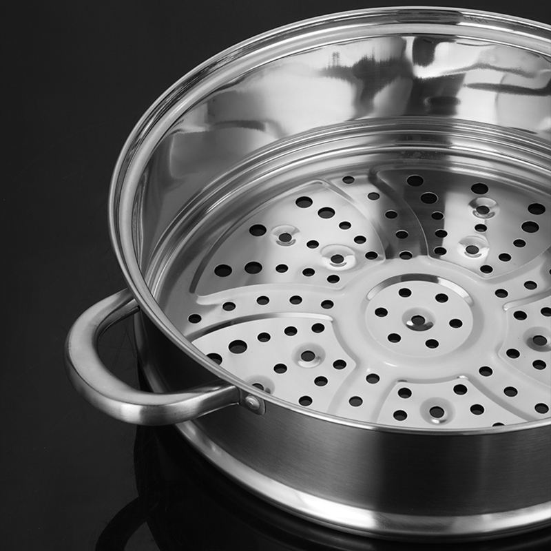 American Style Grid Three Layer Cook Food Pot Stainless Steel Stainless ...