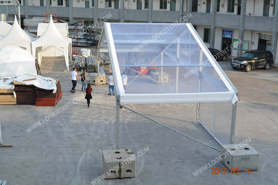 Transparent Clear PVC Roof Cover Aluminum Event Part Wedding Marquee ...