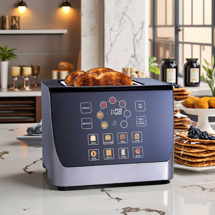 Smart 2-Slice Toaster Touch Screen Display 8-Bread Capacity 7-Browning ...
