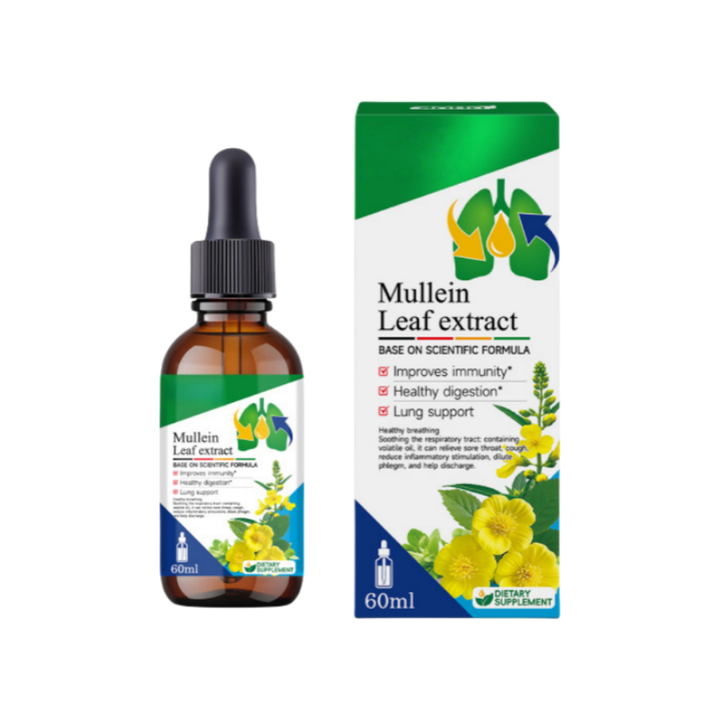 OEM Private Label Natural Organic Mullein Leaf Extract Drops Oral ...