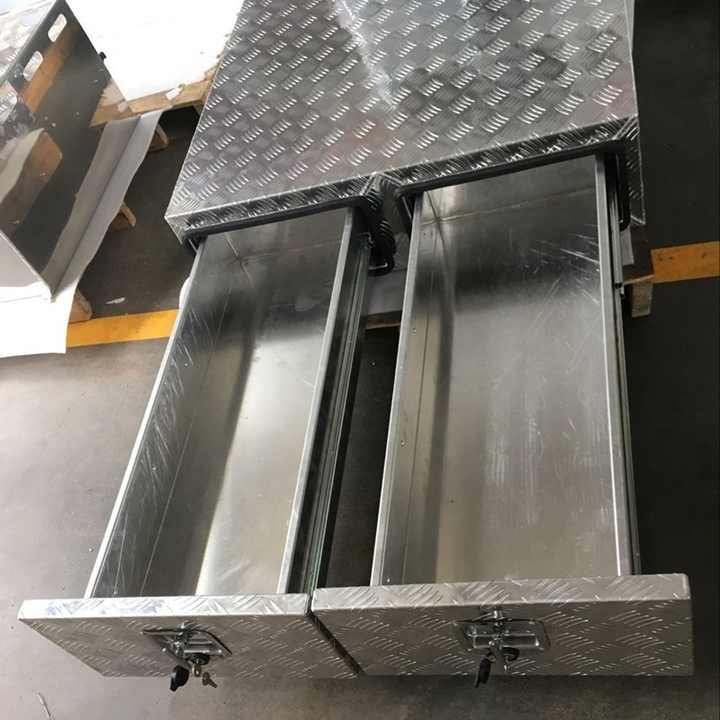 Toolbox 2100 X750x170mm - Durable Sliding Drawer for Ute