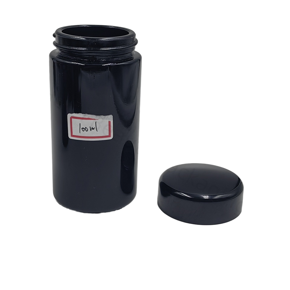 Infinity Jars 100ml (3.57 oz) Airtight UV Glass Jars Smell Proof ...
