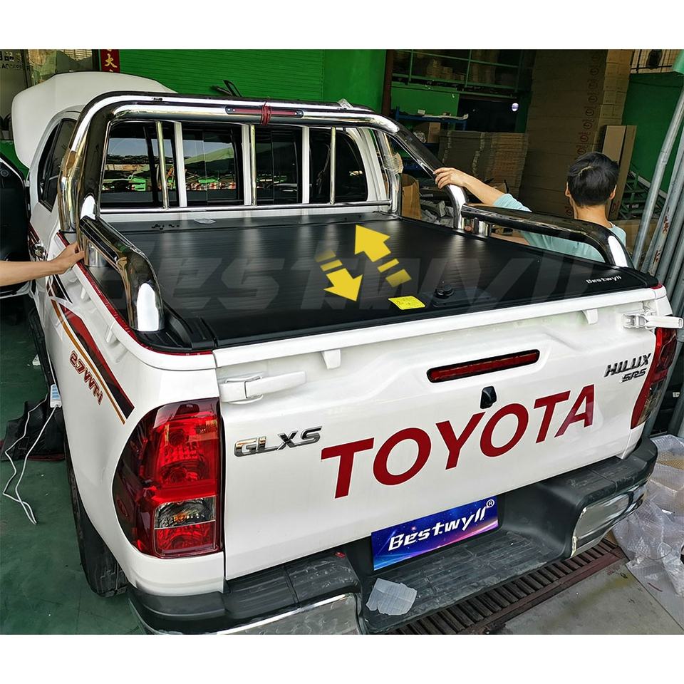 BESTWYLL 2015+ Toyota Hilux /Revo Aluminum Roller Lid Pickup Manual ...