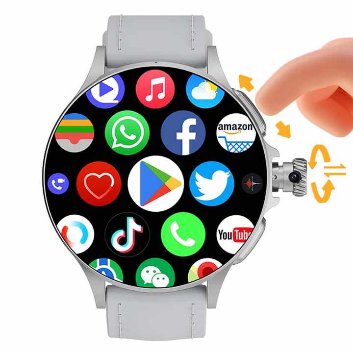 VALDUS 4G Android Phone Smartwatch - Heart Rate & Sports Mode