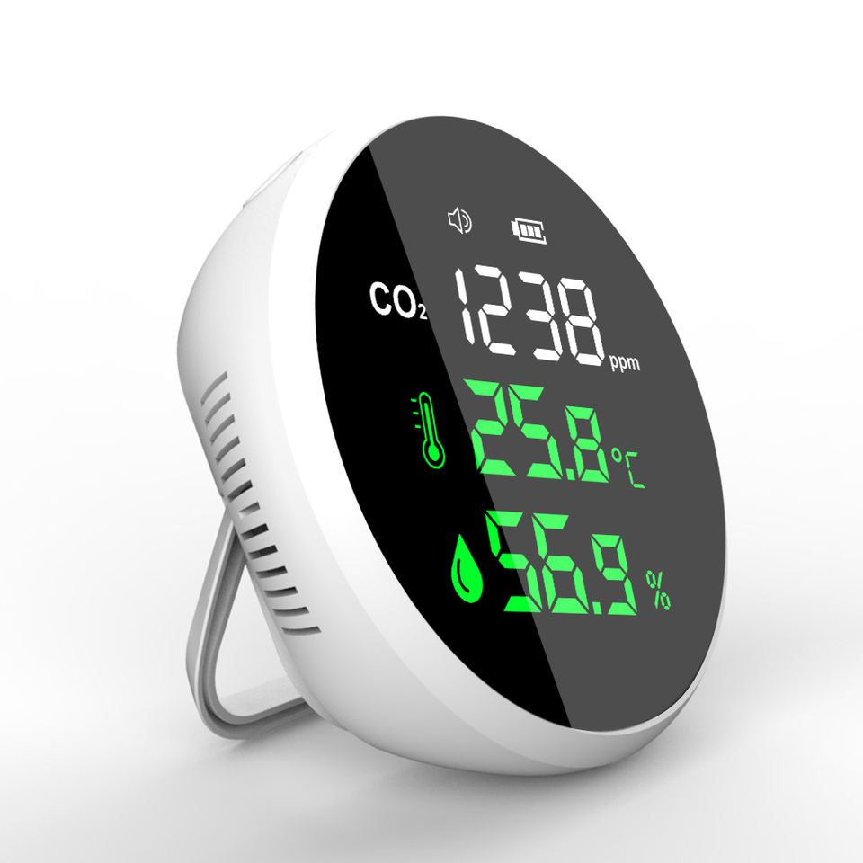 Carbon Dioxide Meter Co2 Aqi Detector History Records Save Smart Co2 ...