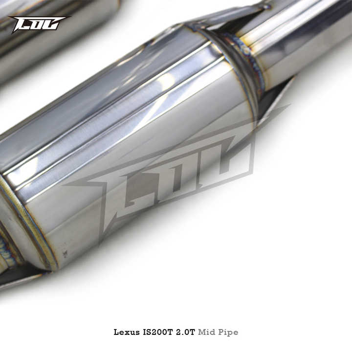 Custom Mid Pipe for Lexus IS200T/IS300 2.0T 2015-2021