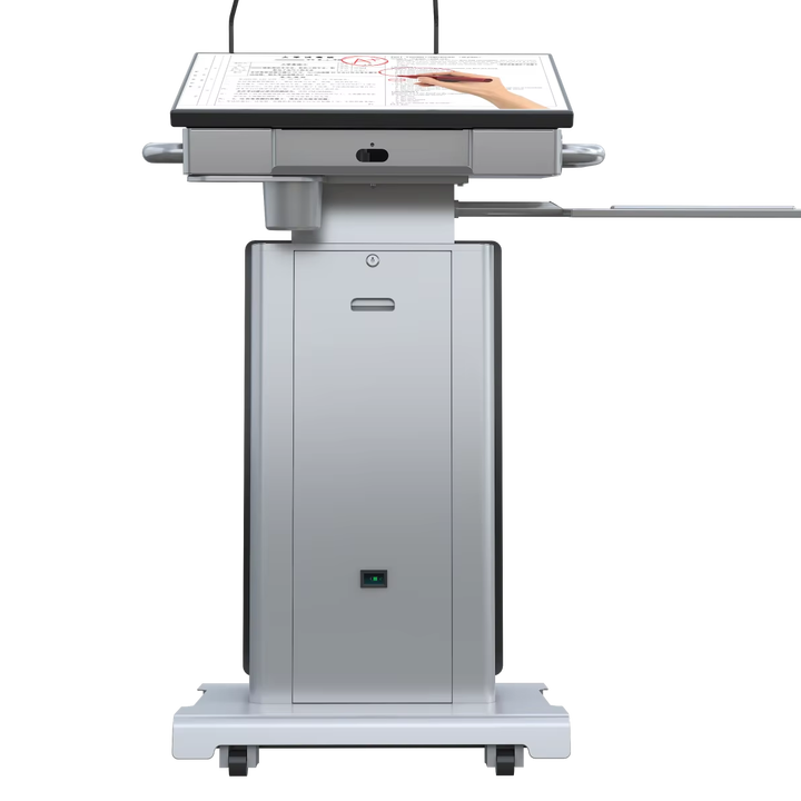 Aluminium Lectern Electric Height-adjustable Podium Auditorium Office ...