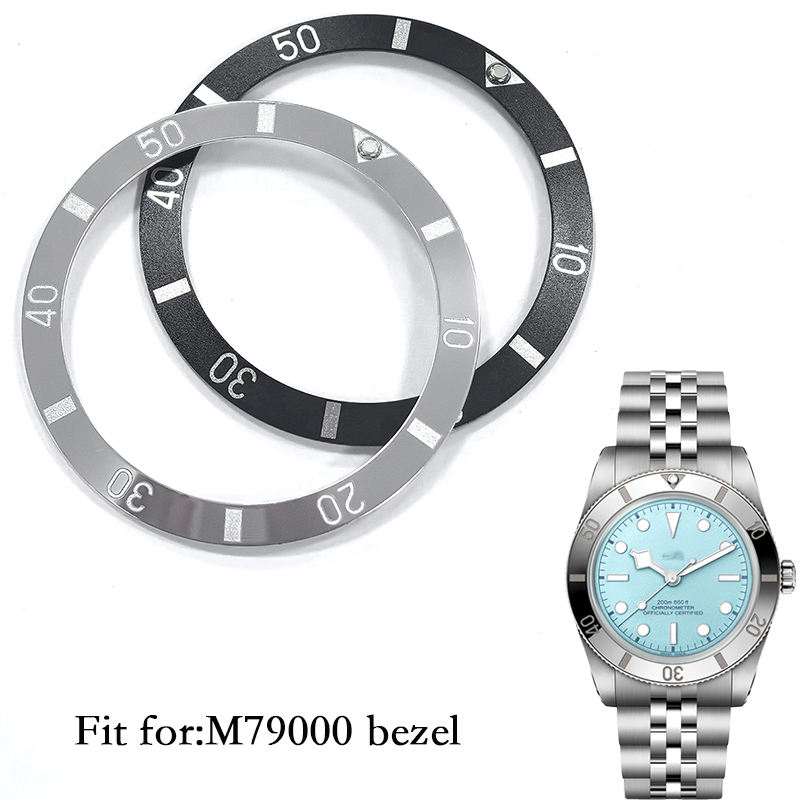 36*29.4*1.8mm High Quality aluminum texture/steel texture watch bezel ...