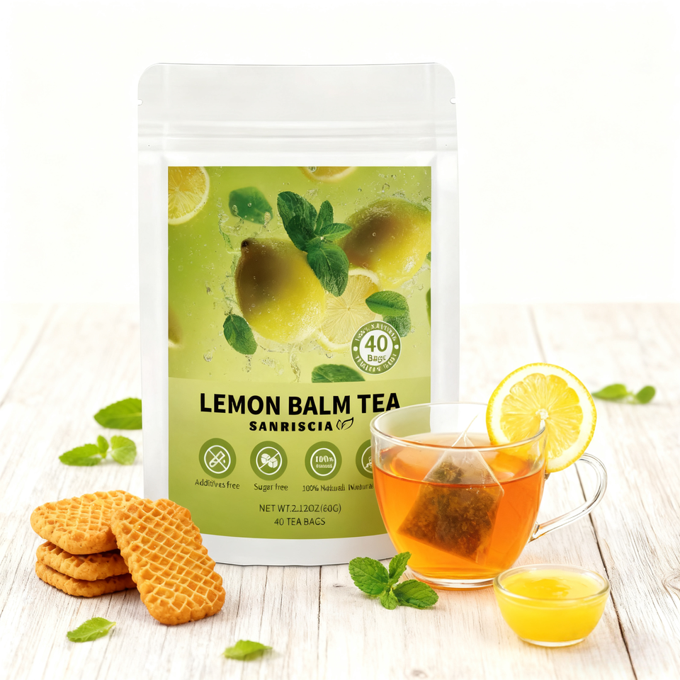 Lemon Balm Organic Slimming Tea Bags for Adults 100% Natural Additive ...