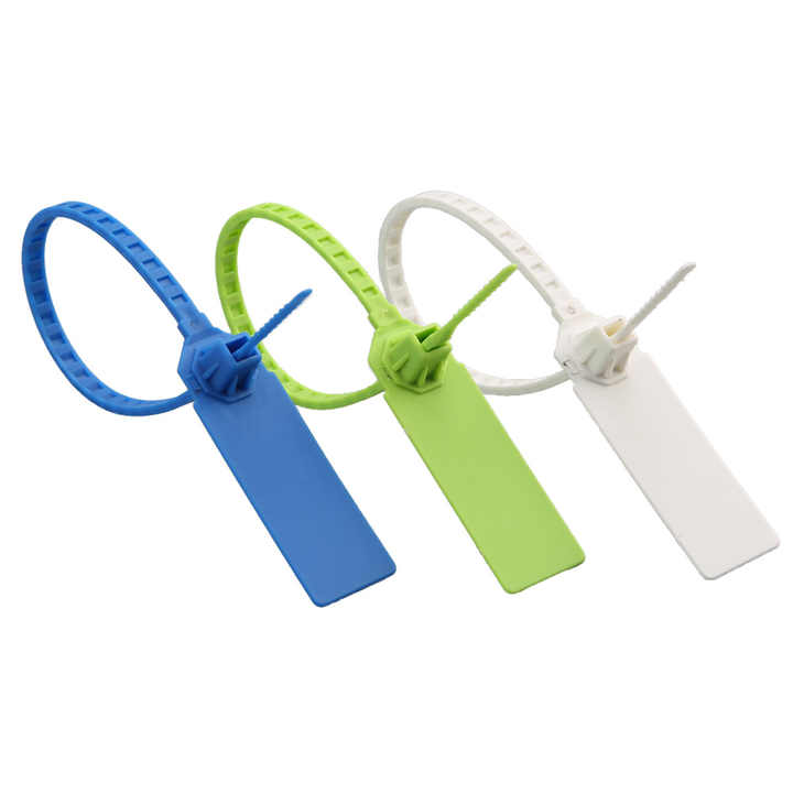 Security Seals - Pull Up Type. Adjustable Length Plastic Seals 9.8 inch ...