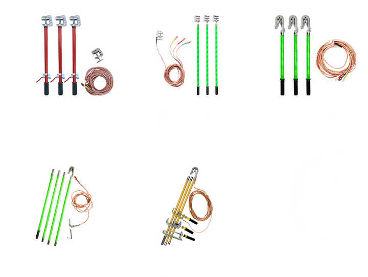 High Voltage Earthing Kit MV&HV Grounding Set with Short Circuit Kits ...