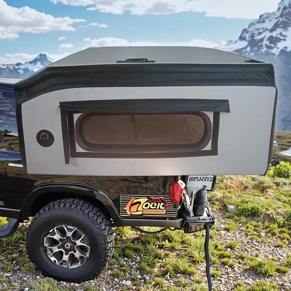 Truck Camper Shell Popup Tent Truck Hiatus Camper Topper Car Rooftop ...
