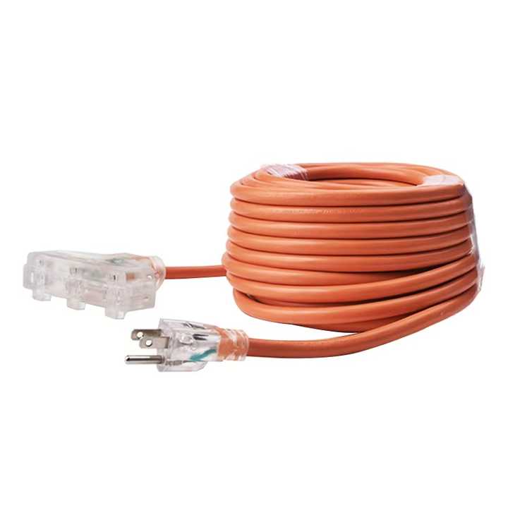 Heavy Duty 3-Way Outlet Extension Cord - Custom Length
