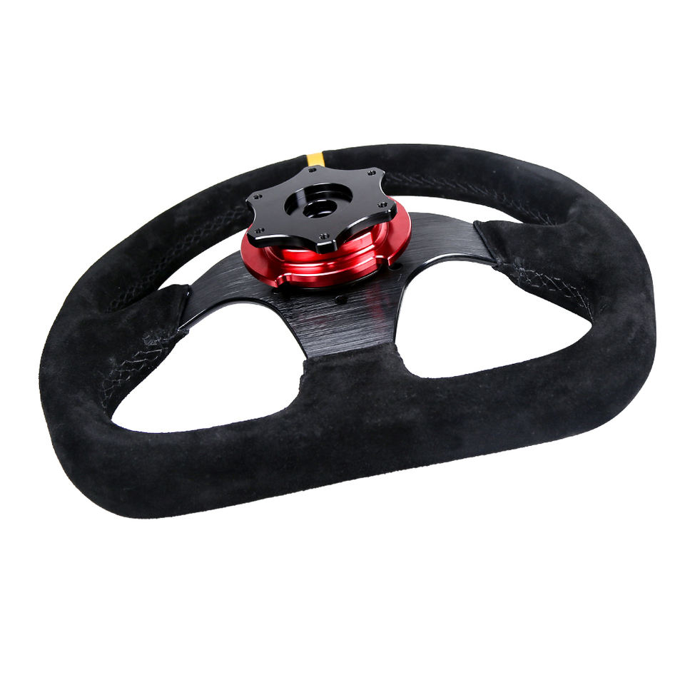 KYOSTAR D Shaped Quick Release Steering Wheel Hub Adapter - Universal ...