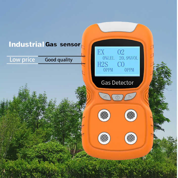 Rugged Industrial Portable Oceanus OC-840 Multi-Gas Detector IP65 Rating Audible Visual ...