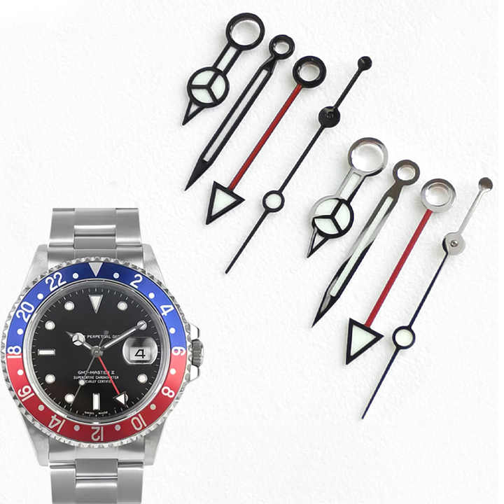 Shop Our Watch Parts - GMT 3185 Movement & Luminous Hands