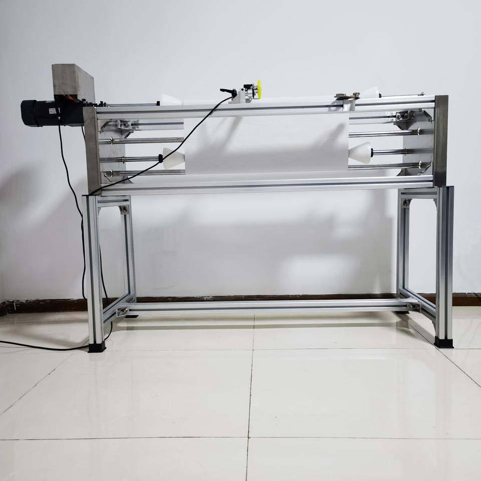 GookiiTech Semi-Automatic Motor PPF Roll Rewinder Slitting Rewinder ...