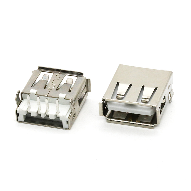 Mid Mount Usb 2.0 Connector Right Angle Usb 2.0 4pin A Type Female ...