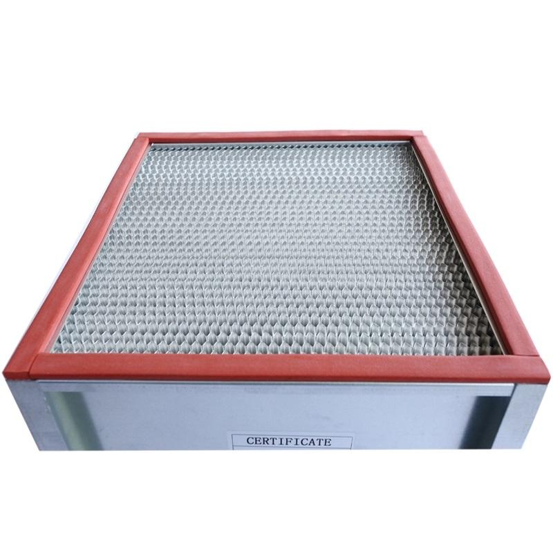 High quality galvanized fiberglass heat resistant filter H13 H14 ...