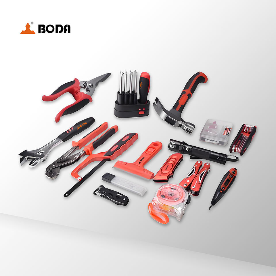 BODA 77PC Hand Hardware Tools Set Auto Parts Repair Hard Case Tool Box ...