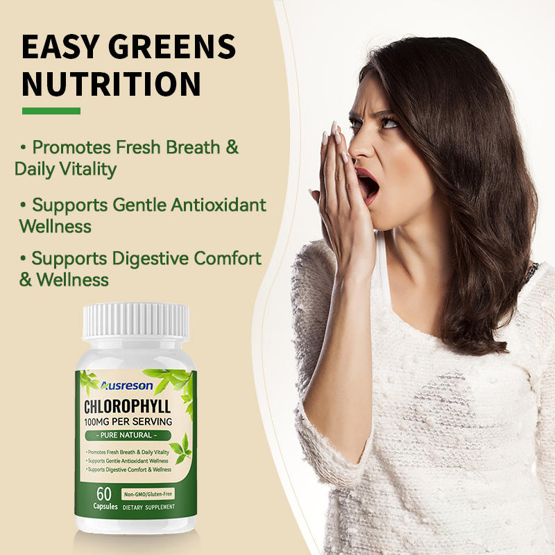 Ausreson Chlorophyll Plant Extract Capsules Herbal Slimming Supplement ...