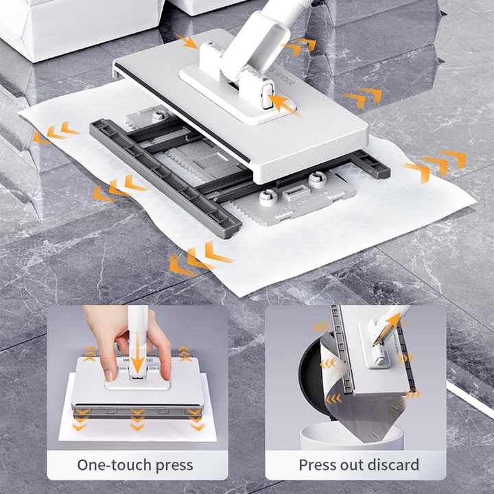 Sweeper Disposable Wipe Mops - Efficient Floor Cleaning