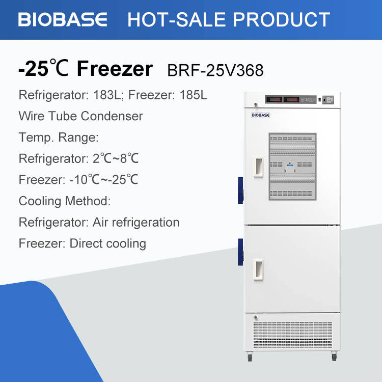 BIOBASE -25℃ Freezer Combined Type Scientific Research Low Temp Storage ...