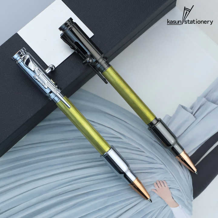 Luxury Novelty Brass Metal Gun Pen Kits for DIY Gifts
