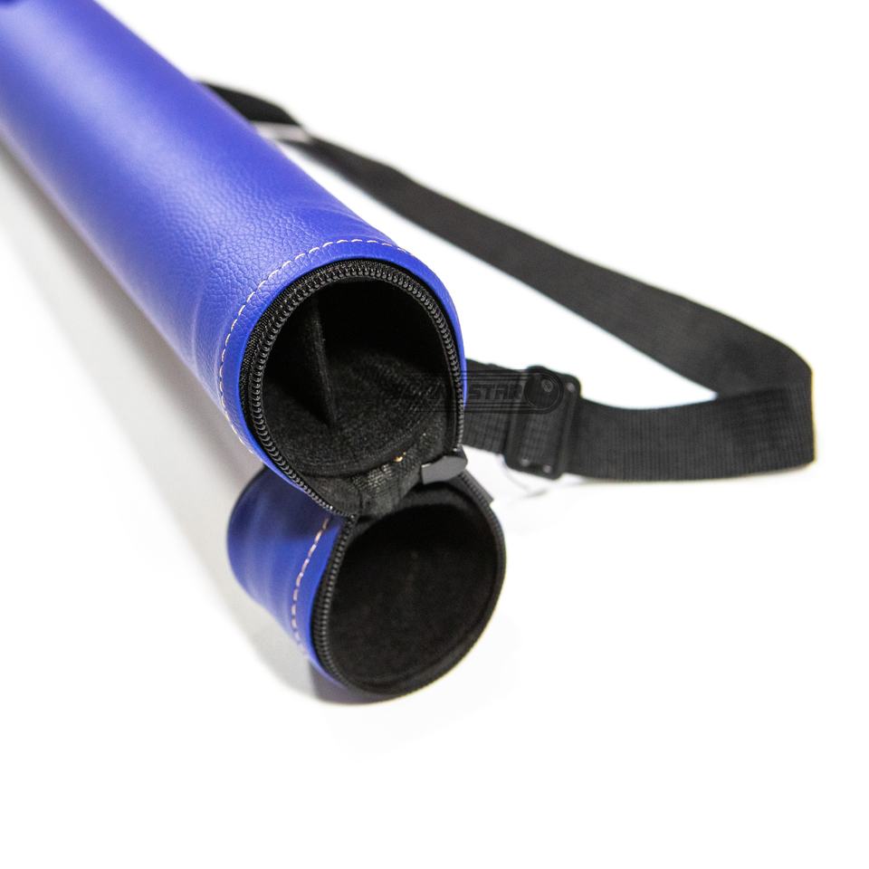 High-End Modern Pool Cue Case PU Leather 1B1S 2 Holes Billiard Cue ...