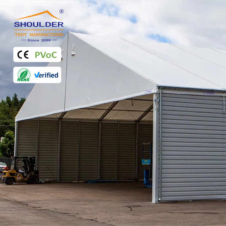 Custom Logistics Warehouse Tent Aluminum Frame Large Temporary ...