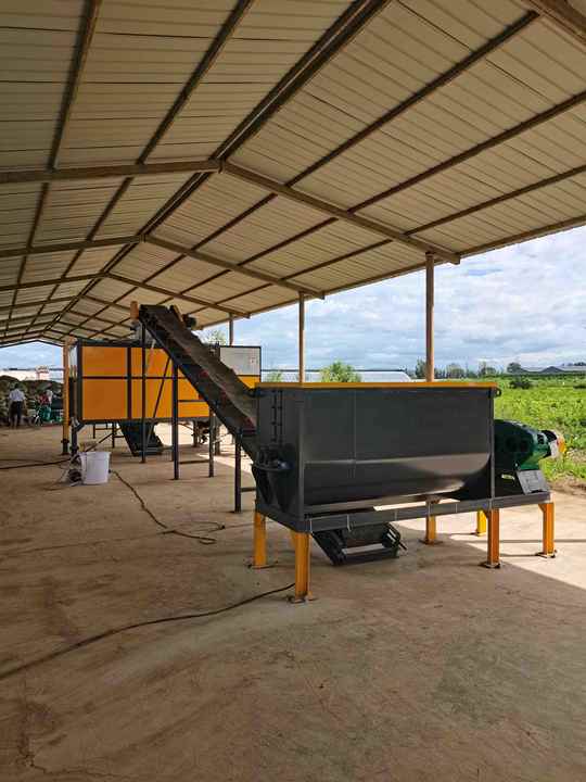 Automatic Small Agitator Rotary Mixer for NPK Fertilizer Mixing and ...