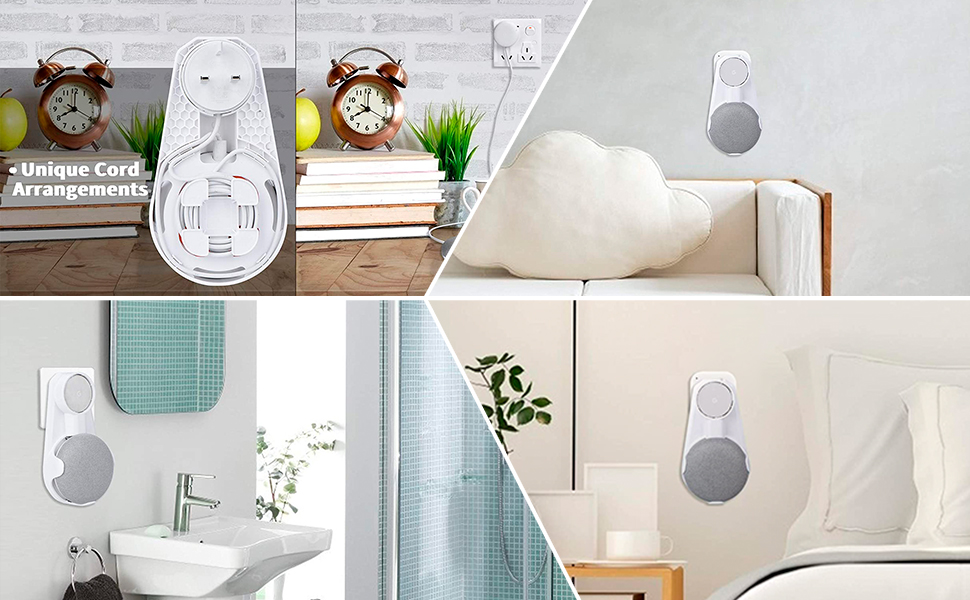 Google Home Mini Wall Mount Bracket, Nest Mini (2nd Gen) Stand Bracket ...