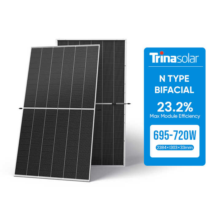 Trina Topcon Bifacial N-Type Solar Panel 695W 700W 705W 710W 715W 720W EU Warehouse| Alibaba.com