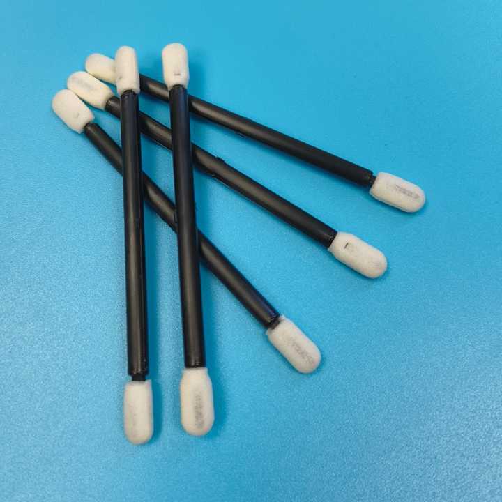 Lint Free Black Handle Cleanroom Foam Tip Detailing Swab Precision ...